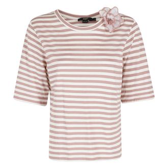 Seventy Femme, Tops, Brun, Taille: 40 FR Flower T-Shirt