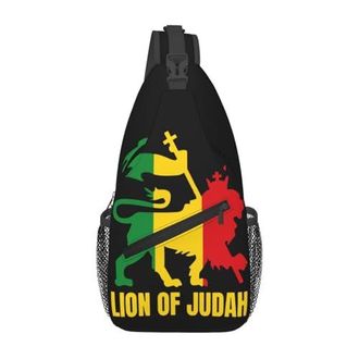 Generic Lion De Juda Sacoche Bandouliere D&eacute;contract&eacute; Sacs &Agrave; Dos Pratique Sac &Agrave; Dos Bandouli&egrave;re Pour Homme Femme Camping