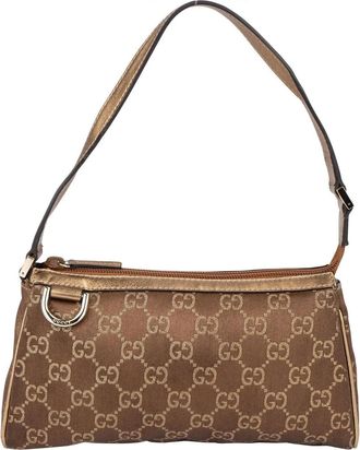 Gucci Crossbody Bags - Gucci GG Monogram Mini Abbey Handbag - Gr. unisize - in Braun - für Damen