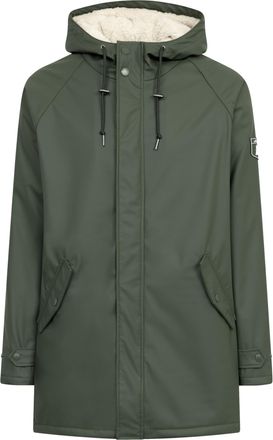 Derbe Regenjacke Trekholm Herren Oliv Gr&uuml;n XXL | Regenmantel | Gef&uuml;ttert | M&auml;nner | Friesennerz | Hamburg | Warm