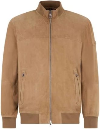 Peuterey Homme, Vestes, Beige, Taille: M Bomber en daim
