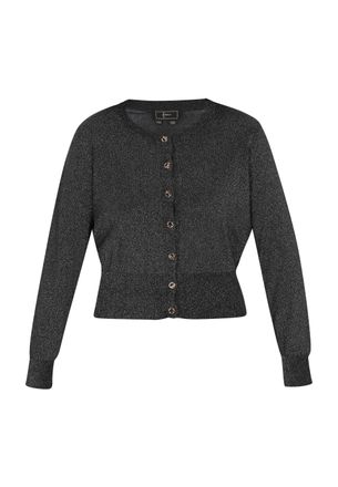 Faina Strickjacke Frauen Schwarz