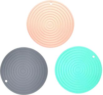 BESPORTBLE Silikonuntersetzer Rutschfest f&uuml;r Sch&uuml;sseln Teller Isolierend Hitzebest&auml;ndig K&uuml;chentischsets Platzsets als Topfuntersetzer
