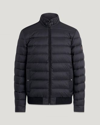 Belstaff Veste Circuit Pour Homme Nylon Garni De Duvet Bleu Encre Fonc&eacute; 52