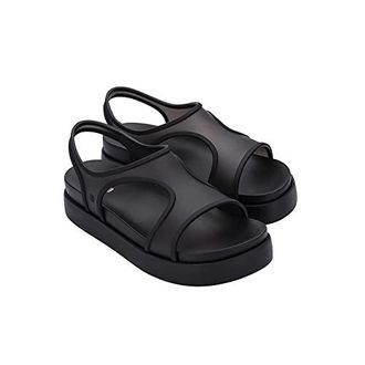 Grendene melissa Bikini Platform AD Sandales compensées pour femme Noir 37 EU, Noir, 37 EU
