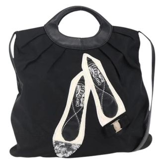 Ferragamo Sac &agrave; bandouli&egrave;re en nylon Pre-owned - Femme - Pre-owned - Noir - Taille: ONE Size