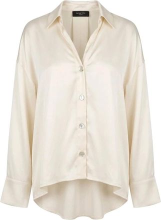 Nenette Femme, Blouses et Chemises, Beige, Taille: 40 FR Fumiko Shirt
