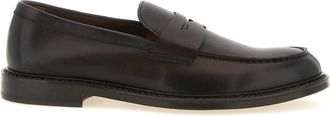 Doucal's Homme, Chaussures, Brun, Taille: 43 1/2 EU Leather Loafer