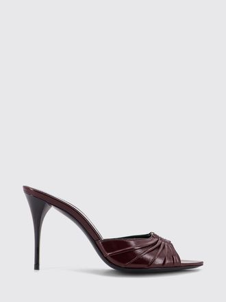 Saint Laurent Sandalen Mit Absatz Damen Farbe Burgunderrot