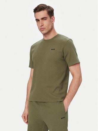 HUGO BOSS T-Shirt Waffle 50535891 Hellgr&uuml;n Regular Fit