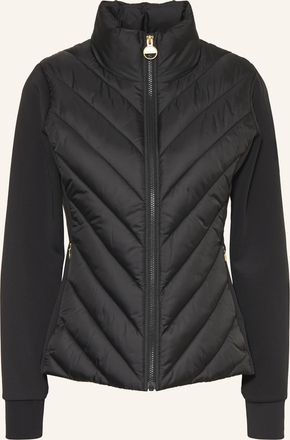 Barbour Steppjacke Luxara Im Materialmix schwarz