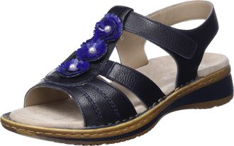 Ara Damen Hawaii Sandal, BLAU, 38 EU
