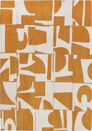 Louis De Poortere Louis De Poortere Teppich Craft Papercut gelb