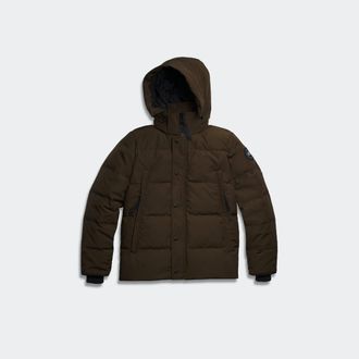 Canada Goose Wyndham Parka mit Black Label (M&auml;nnlich, Terra, M)