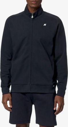 K-Way Baumwoll-Sweatjacke von mit Stehkragen und Kontrast-Logo