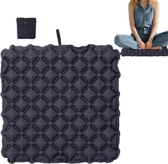 Generico Aufblasbares Kissen f&uuml;r Reisen, aufblasbares Sitzkissen, tragbare Matte zum Autofahren, Camping, Stadion, Verwendung im Schlafzimmer, Schreibtisch, LK