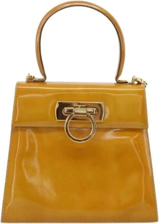 Ferragamo Sac &agrave; main Pre-owned - Femme - Pre-owned - Brun - Taille: ONE Size