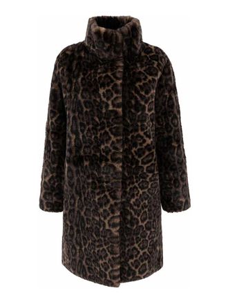 Apparis Manteau Au Genou - Marron