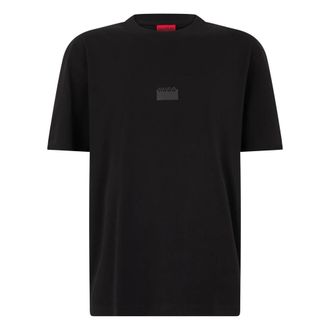 HUGO BOSS Baumwoll-T-Shirt mit Logo - - Tops - Herren - Schwarzk - XL