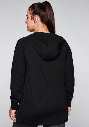 Sheego Trainingsshirt Sweatjacke Langarm