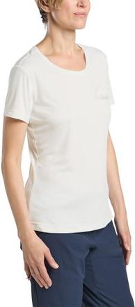 Jack Wolfskin Peak Graphic T W T-Shirt, MTN Stark White, L Femmes