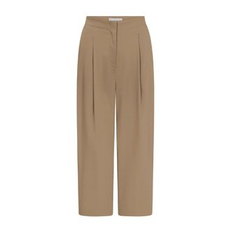 Raffaello Rossi Femme, Pantalons, Beige, Taille: 48 FR Lisan Wide Pantalons