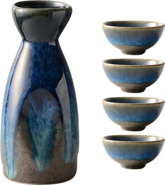 Hemoton 1 Selection Sake Cup Multi-Becher f&uuml;r Sake Sake, Topf aus Keramik, Topf zum Servieren von Sch&uuml;sseln (verschiedene Farben)