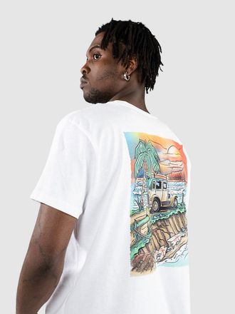 Blue Tomato Island Sundown T-Shirt blanc