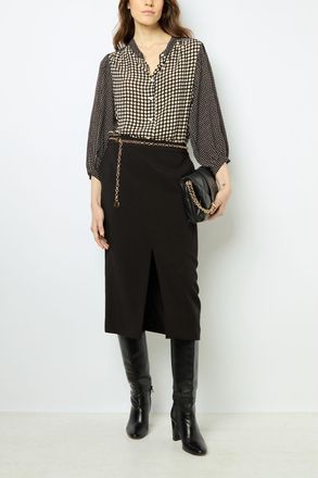 Gerard Darel Jupe droite mi-longue - CLAIRVIE - Noir