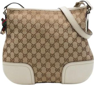 Gucci Pre-owned Toile sacs-gucci - Femme - Pre-owned - Beige - Taille: ONE Size