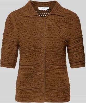 Marc O'Polo Denim Strickpullover mit Lochmuster