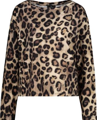 Monari T-Shirt Leo Eleganter Leopardenprint mit femininer Note