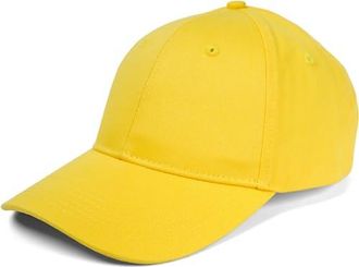 styleBREAKER Casquette de Baseball Unisexe à 6 Panneaux en Coton brossé, Fermeture à Crochet et Boucle réglable, Design uni pour Hommes et Femmes, Jaune