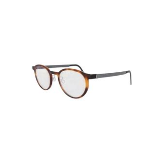 Lindberg Monture Ronde 1270 - Homme - Accessoires - Brun - Taille: 49 MM