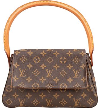 Louis Vuitton Crossbody Bags - Louis Vuitton Canvas Monogram Looping PM Shoulder - Gr. unisize - in Braun - f&uuml;r Damen