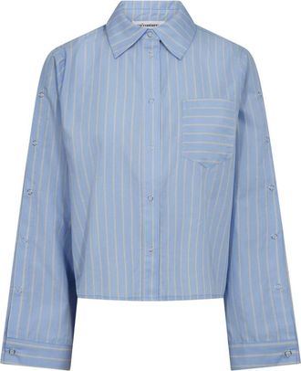 Co'Couture Femme, Blouses et Chemises, Bleu, Taille: 36 FR Chemises