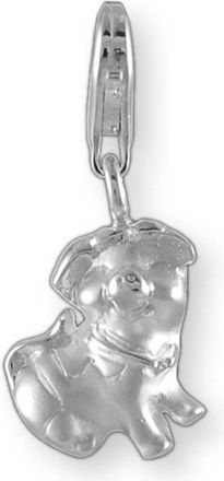 Melina 925 Damen-Charm Anhänger Glücksschwein 925 Sterling Silber 1801236