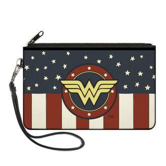 Buckle Down Damen Zip Wallet Wonder Woman Large Geldb&ouml;rse, Mehrfarbig, 20 x 12.7 cm