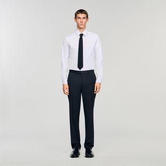 Sandro Pantalon en laine classique