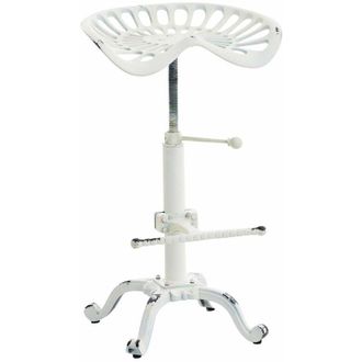 Clp l&eacute;gant Retro Girevole Kaming Retro Design avec des reproches de pied de diff&eacute;rentes couleurs colore : Blanc antique