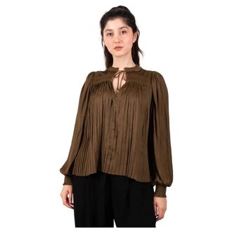 Ulla Johnson Olive Bluse - - Blouses & Shirts - Damen - Gr&uuml;n - M