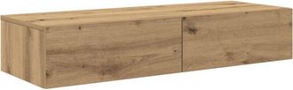 vidaXL &Eacute;tag&egrave;re murale avec tiroirs ch&ecirc;ne artisanal bois ding&eacute;nierie vidaXL