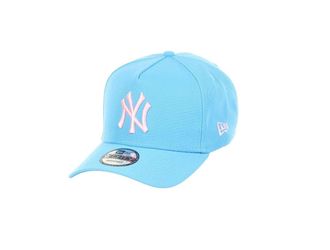 New Era New York Yankees MLB Pastel Sky Blue 9Forty A-Frame Snapback Cap - One-Size