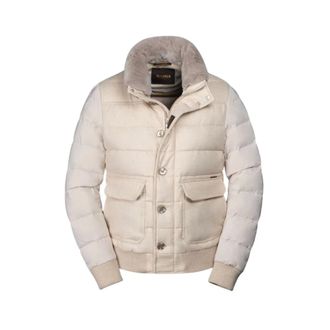 Moorer Homme, Vestes, Beige, Taille: XL Blouson aviateur rembourr&eacute;