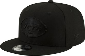 New Era NFL 9FIFTY Snapback Cap, Black on Black, Verstellbar, Einheitsgr&ouml;&szlig;e, Schwarz, Einheitsgr&ouml;&szlig;e