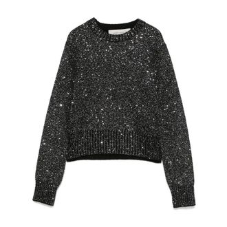 Golden Goose Femme, Sweatshirts et sweats &agrave; capuche, Noir, Taille: 36 FR Pull Noir V&ecirc;tements pour Femmes