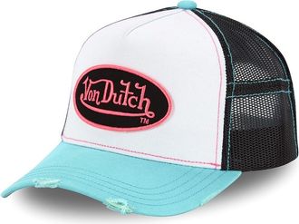 Von Dutch Trucker Cap CAS2 Sum Pink Weiß Türkis, Size:OneSize