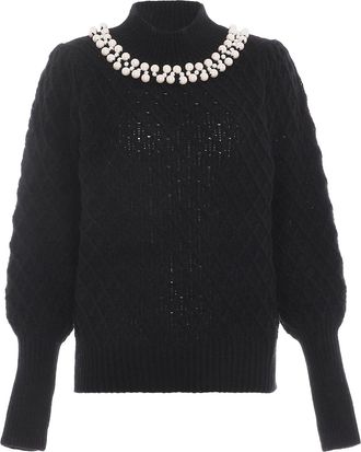 Faina Pullover Damen schwarz