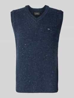 Fynch-Hatton Pullunder aus Woll-Mix mit V-Ausschnitt Modell Donegal