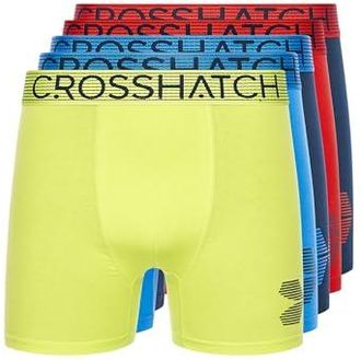 Crosshatch Clothing247 Lot de 3 et 5 boxers en coton pour homme Tailles S, M, L, XL, XXL, XXXL, Assortiment de couleurs, L